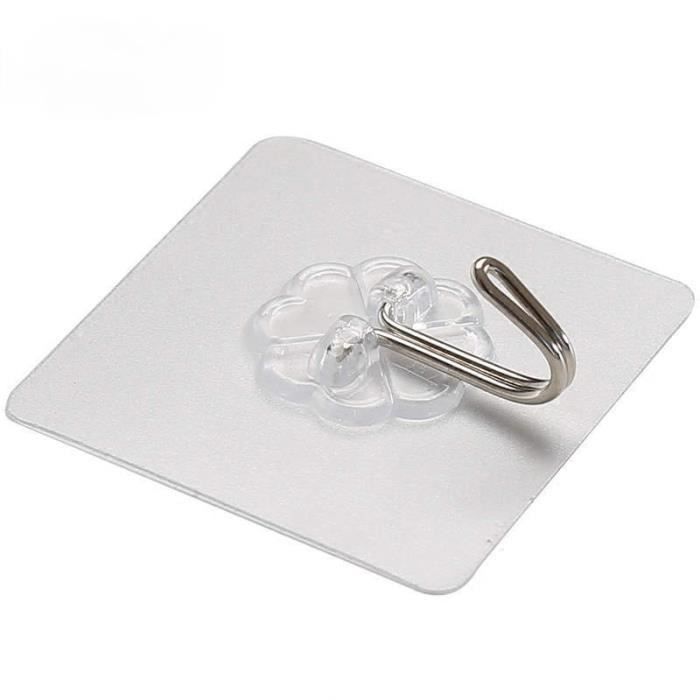 CROCHET - ACCROCHE MURALE ,Transparent-15Pcs--1-15-30Pcs Crochets pour ...