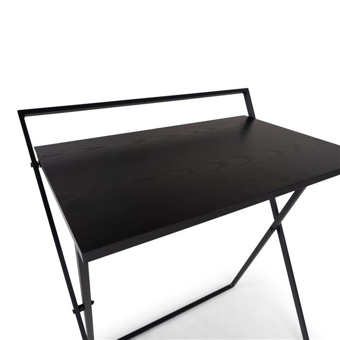 Table pliante Domoletti Gabe, noir - Cdiscount Jardin