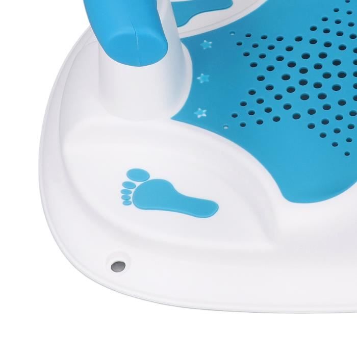 ZERONE Chaise de bain bébé avec dossier, ventouse puissante et ...