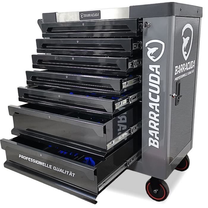 BARRACUDA TOOLS Servante d'atelier 7 tiroirs avec 7 outillés Nardo XXL ...