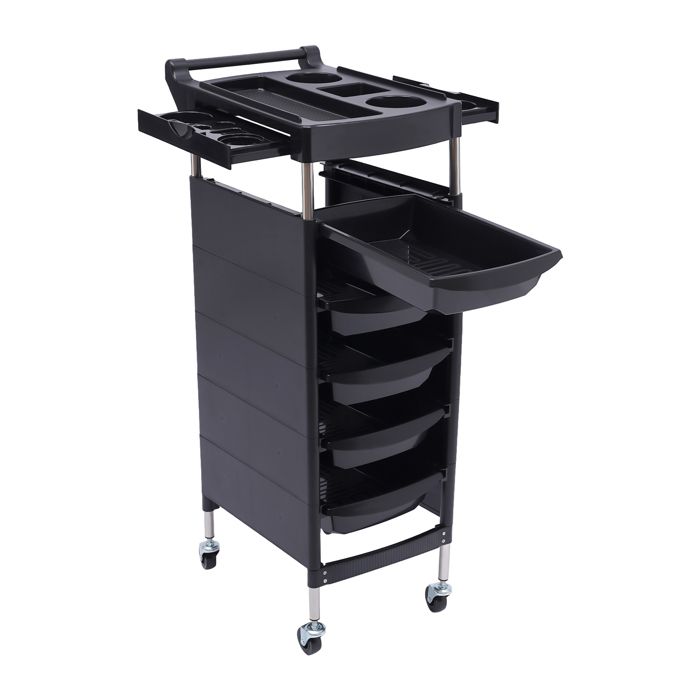 Chariot de Salon, 6 Niveaux, Design Durable, noir - Cdiscount Bricolage