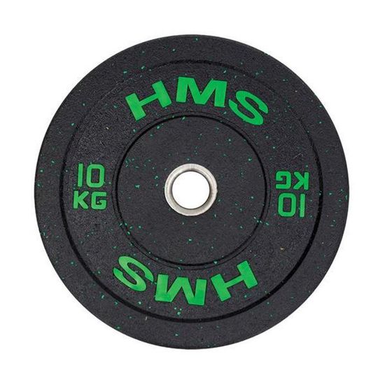 Disque de musculation - HMS - HTBR10 - 10 kg - Caoutchouc - Mixte ...