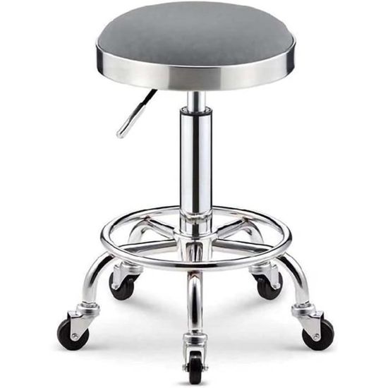 Tabouret De Bureau Ergonomique à roulettes - WEYE - Réglable en Hauteur ...