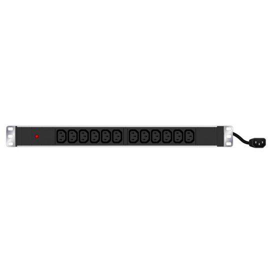 CONECTICPLUS Multiprise électrique 12 prises IEC C13 rackable 19 pouces ...