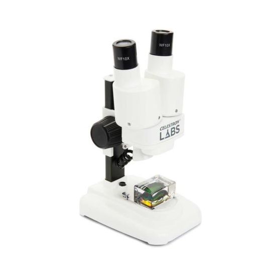 Microscope optique CELESTRON LABS S20 - Zoom 20x - LED - 2 oculaires ...