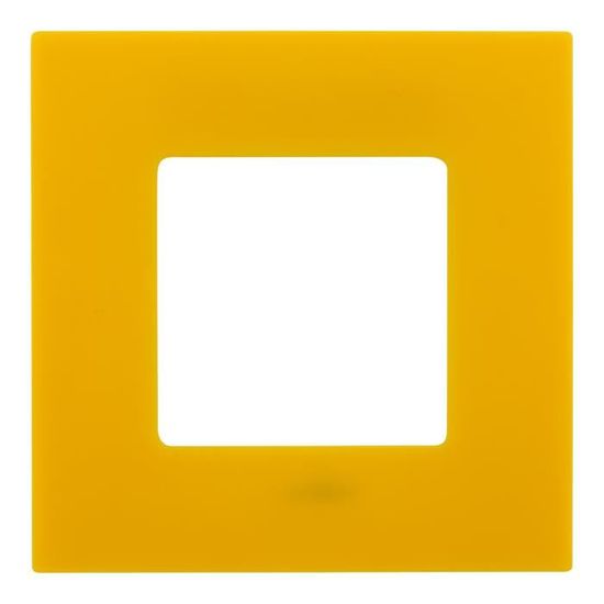 Plaque de finition - CLARYS - Jaune - Plastique - Intérieur - 2 postes ...