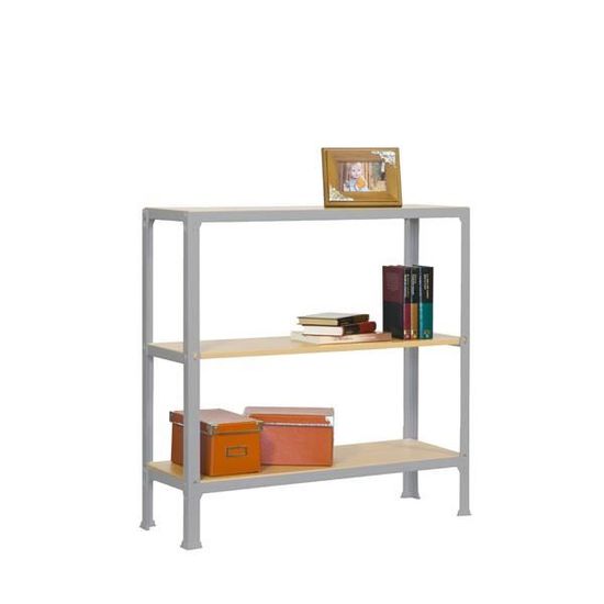 HOMECLICK WOOD MINI 3-300 GRIS-HÊTRE, 900x800x300mm, Simonrack - Cdiscount Maison