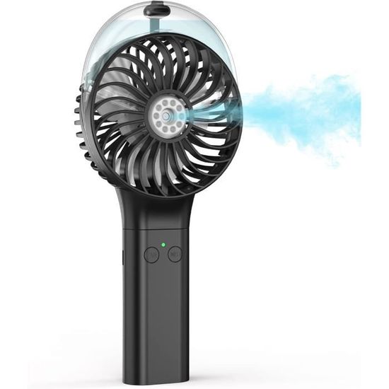 Ventilateur De Bureau Portable 3000 Mah Alimenté Par Batterie Avec 3