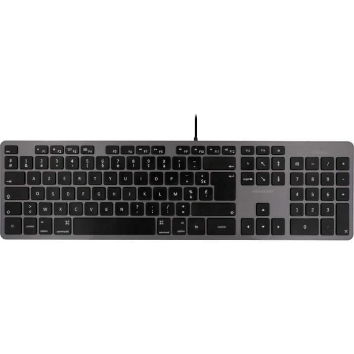 Clavier AZERTY USB Mac Touch Keyboard Gris Sidéral - Cdiscount Informatique
