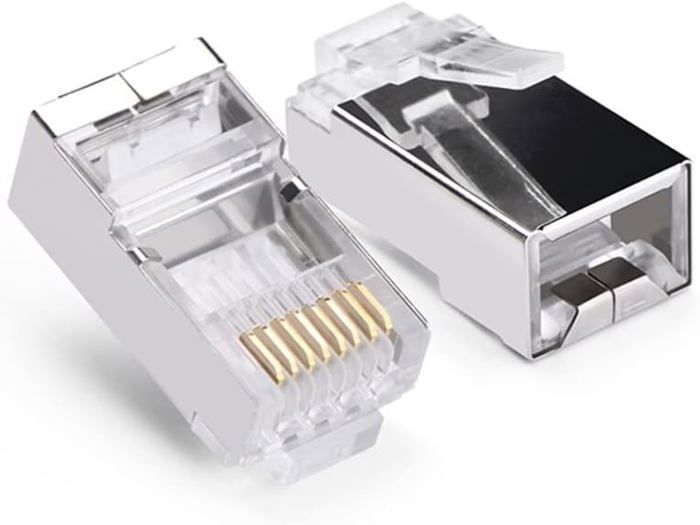 Connecteurs Ethernet RJ45 | 8P8C | Pr modulaire à sertir | LAN Gigabit ...