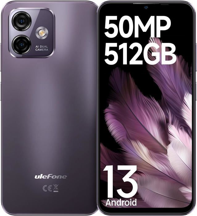 Note 16 Pro Téléphone Portable 16Go Ram+512Go Rom,Android 13,Écran 6.52",Hd+Caméra 50Mp+8Mp ...