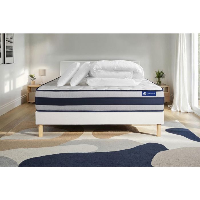 Lit Complet Sommier Matelas 160x200
