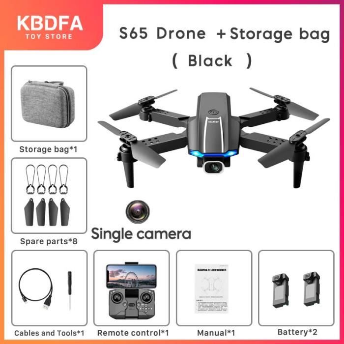 Noir-Simple C-2B - KBDFA s65 pro 4k mini drone hd wifi fpv rc drones ...