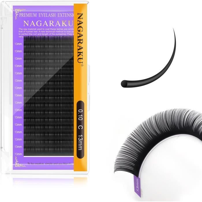 Extension de Cils à Cils Individuel Volume Russe Faux Cils ...