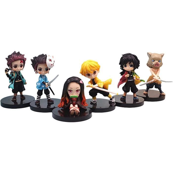 Figurine miniature - Slayer - Tanjiro Anime Demon Slayer - 6pcs Kamado ...