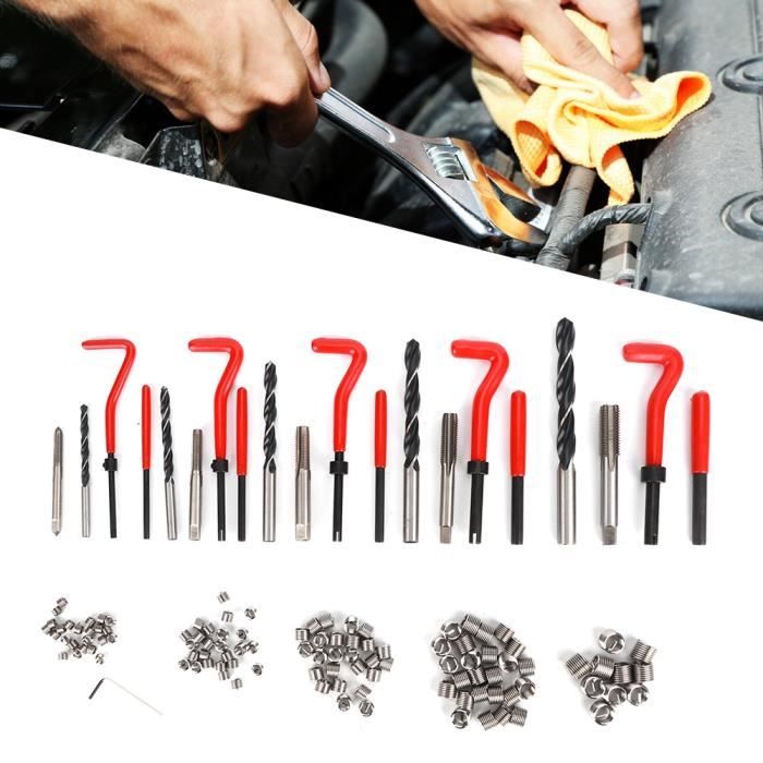 131Pcs Outil de réparation de filetage Tap Die Kit Combinaison ...