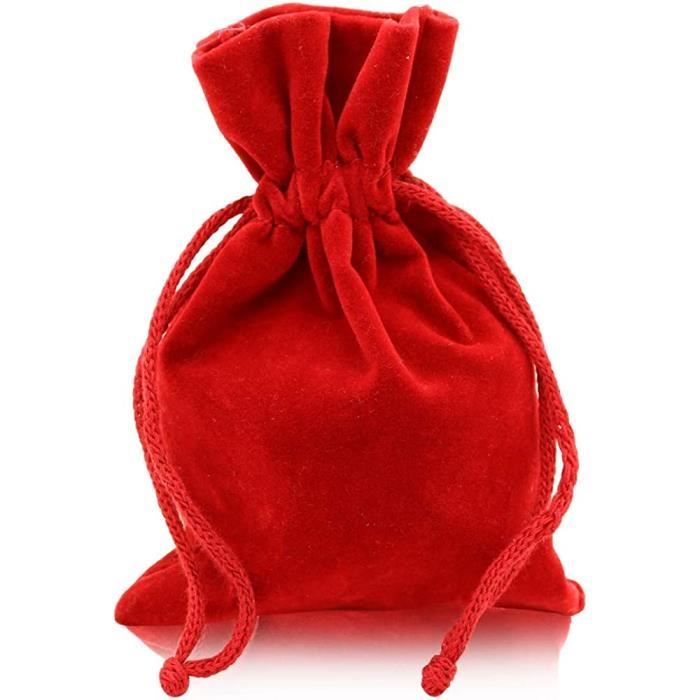 Rouge Boîte-Cadeau Bijoux Sac Cadeau Emballage Sacs-Cadeaux Pour Bijoux ...