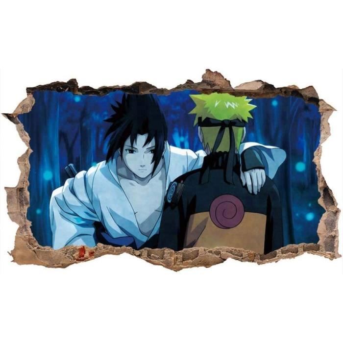 3D Sticker Mural Naruto Japonais De Bande Dessine Voiture Kurama ...