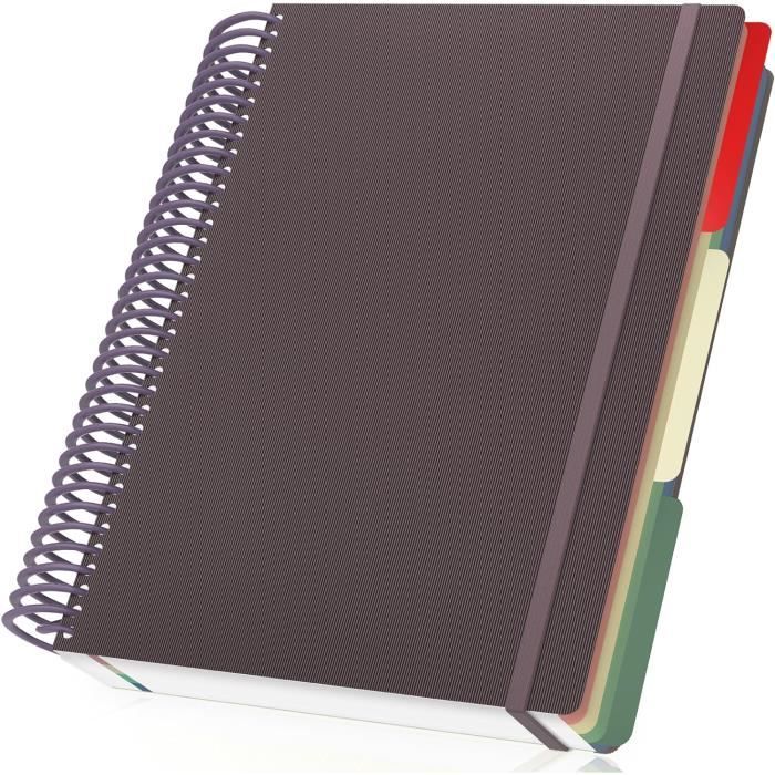 Cahier Spirale A4 - Bloc Note Carreaux Papier - Reliure À Spirale ...