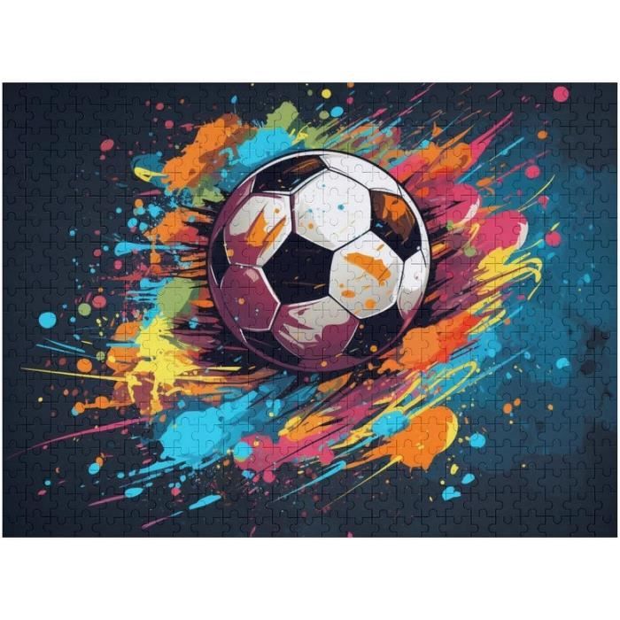 Puzzle De 500 Pièces En Forme De Sport De Football Pour Adultes ...