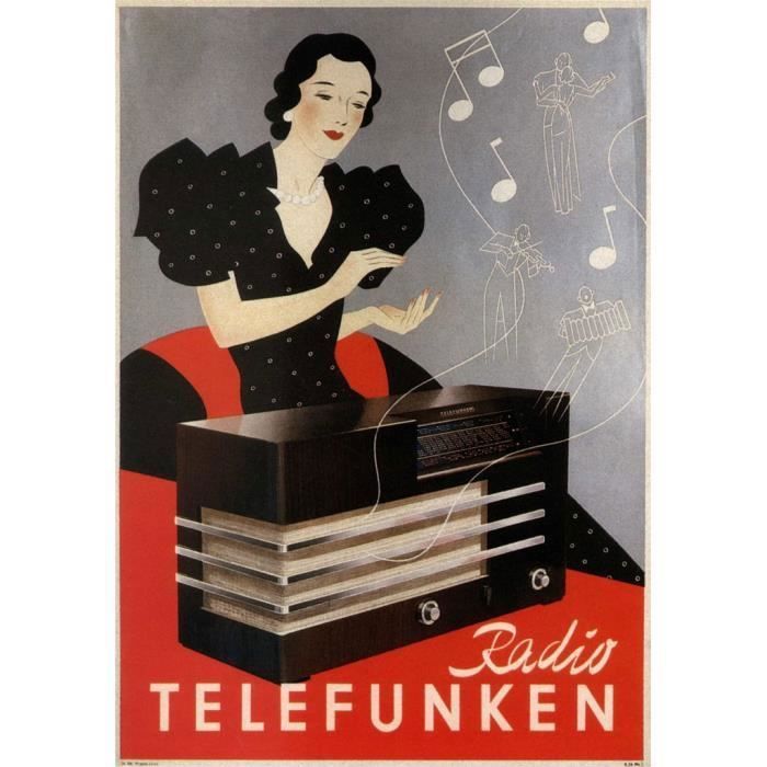 Affiche Décoration Murale - FABULOUS BIJOUX - Radio Telefunken ...