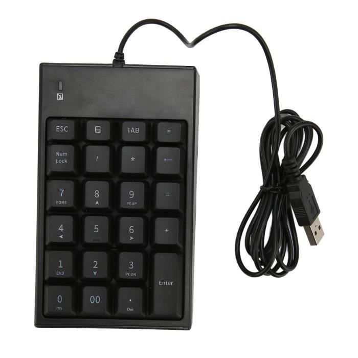 Mini clavier numérique Pavé Numérique Filaire, Clavier Numérique USB 23 ...