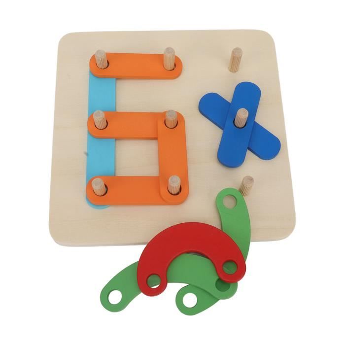 Casse-tête de construction de lettres Entraînement à la réflexion ...