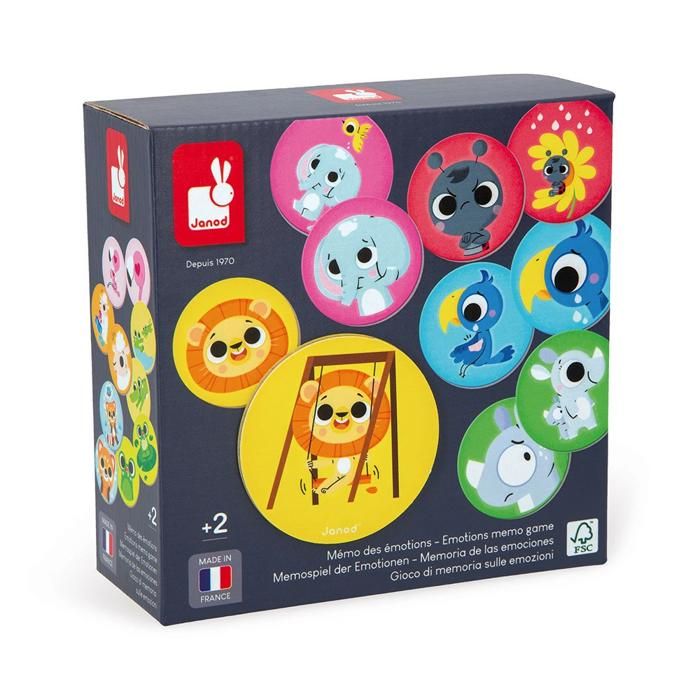 Mémo des Émotions - Jeu de Mémoire - Jeu Éducatif - Développe Mémoire ...