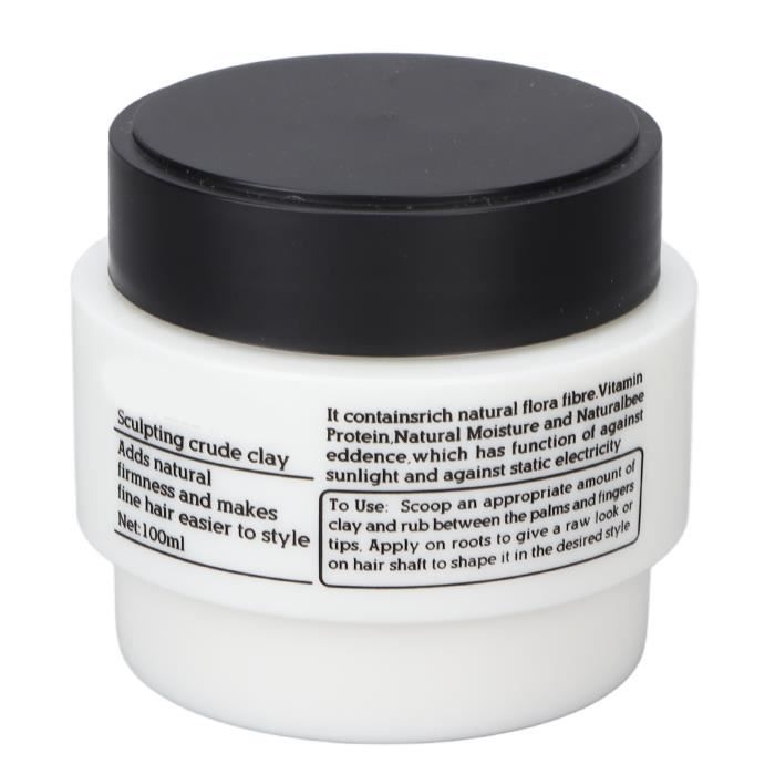 Pommade de Cheveux 100ml Cire à Tenue Forte Longue Durée de Coiffure ...