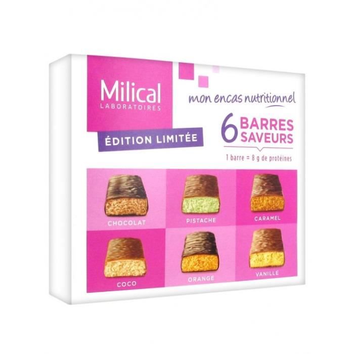 Milical Édition Limitée 6 Barres Minceur Hyperprotéinées - Cdiscount Au ...