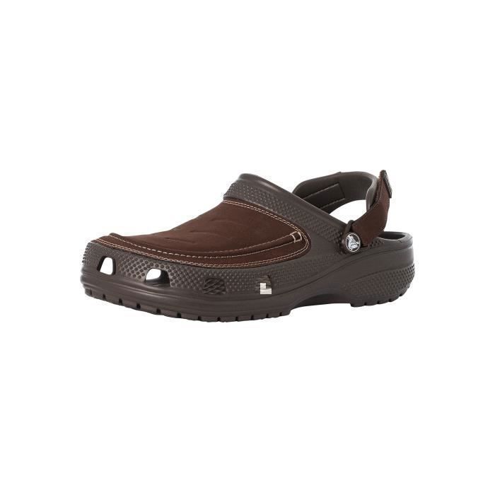 Sabots en cuir Yukon Vista II - Crocs - Homme - Marron - Confortable et ...