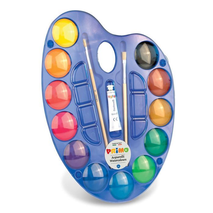 Boîte de Peinture - Morocolor - PRIMO - 12 Couleurs - Palette de ...