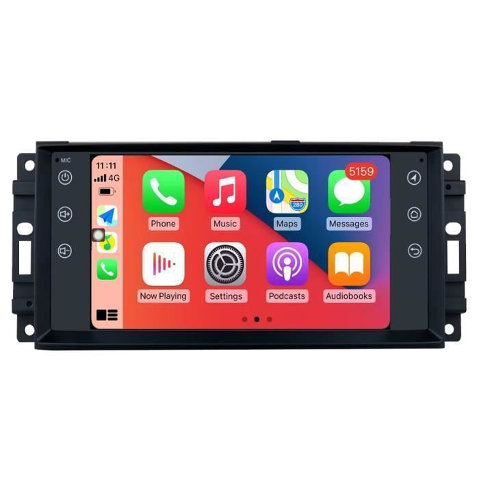 Autoradio GPS Bluetooth pour Jeep Commander Compass Patriot Liberty Wrangler Grand Cherokee ...