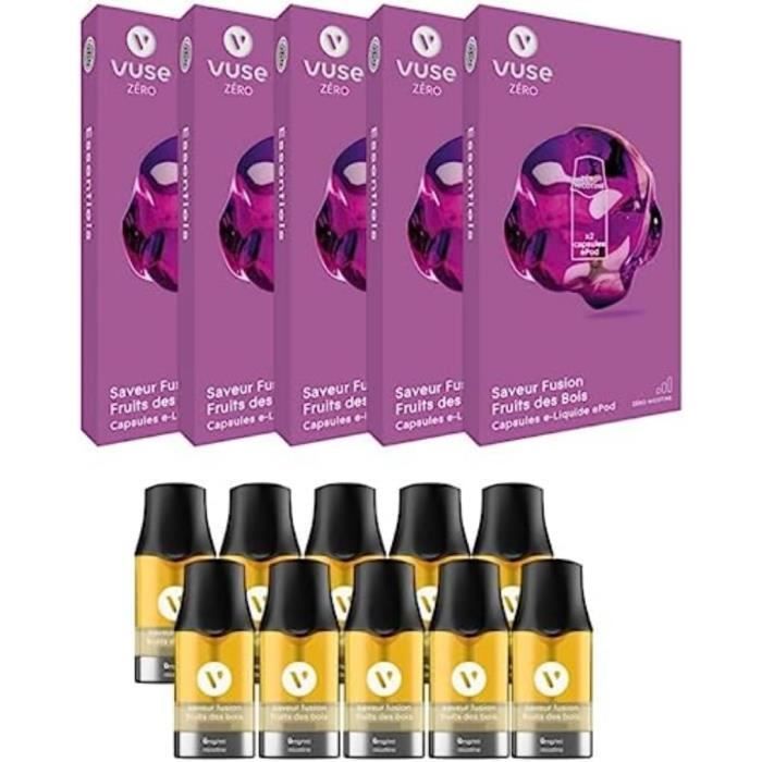 VUSE ePod Multipack - Recharge pour Cigarette Électronique Vuse ePod ...