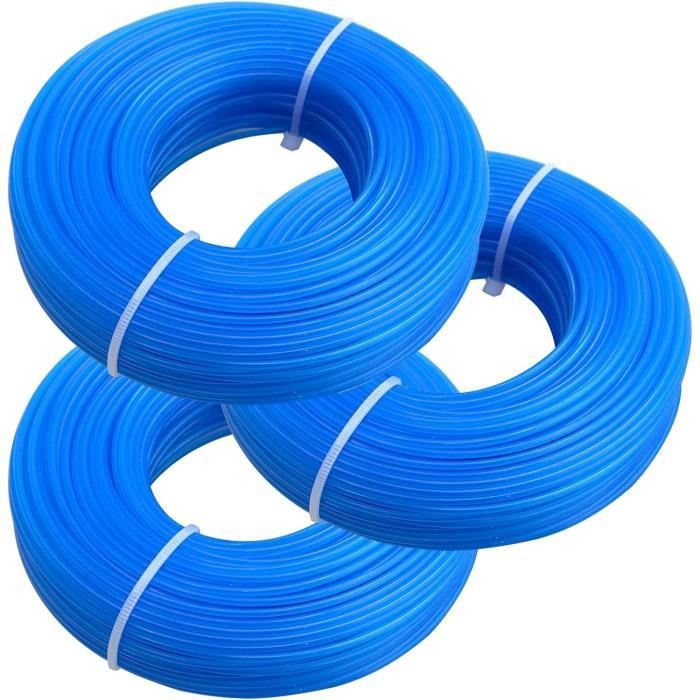 Akuoly Lot de 3 bobines de fil pour débroussailleuse - 1,6 mm - 30 m - 284 - Cdiscount Jardin