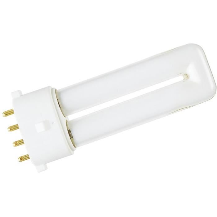 Ampoule fluocompacte Lynx SE long life 2G7 - 9 W - blanc brillant - 4 ...