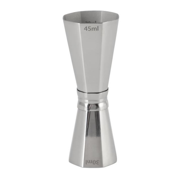 VBESTLIFE Doseur à double cocktail Jigger en acier inoxydable 304 avec ...