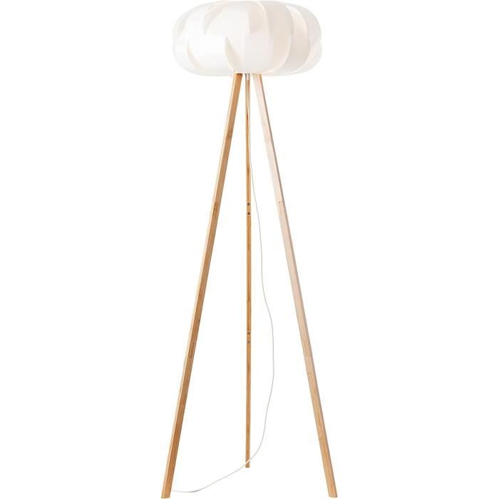 Lampadaire style nature avec interrupteur à pied, compatible avec ...