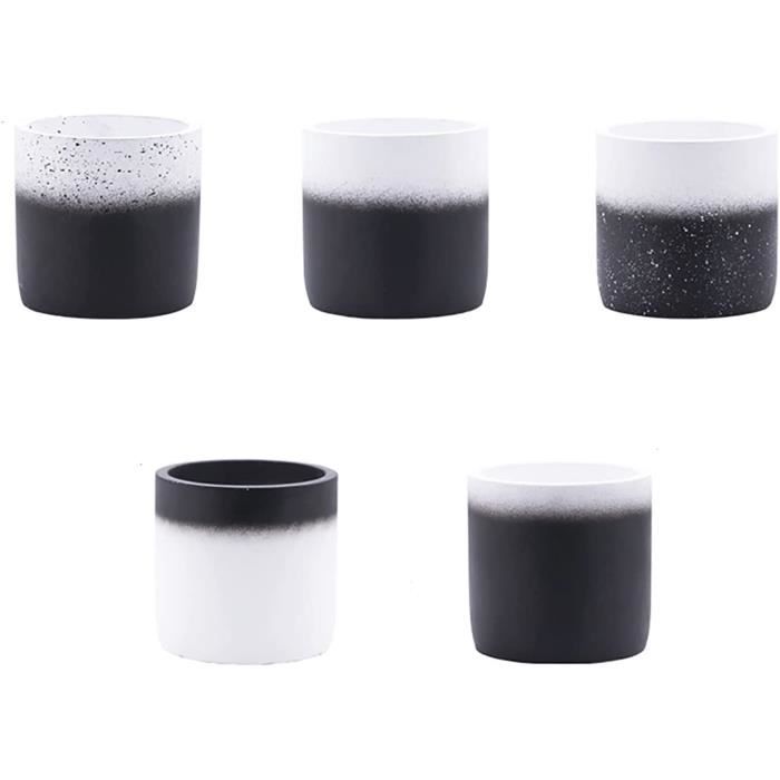 Gradient Béton Pots De Plantes,Mini Succulente Pot Intérieur Extérieur ...