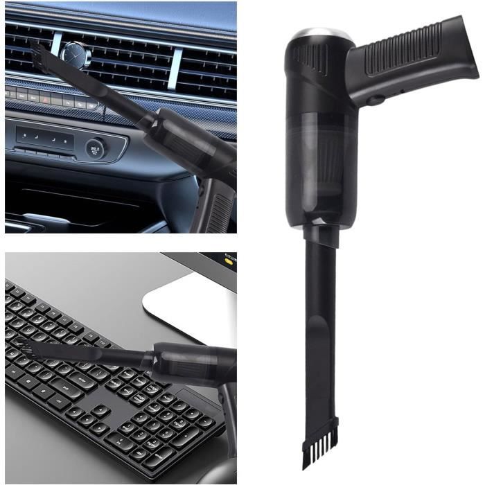 Aspirateur À Main Dépoussiéreur Puissant Usb Rechargeable Avec 2 Buses ...