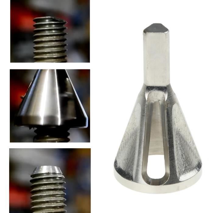Outil d'ébavurage triangle en acier inoxydable - GYROOR - Perceuse 1PC ...