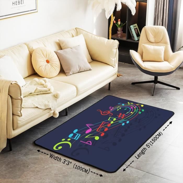 Tapis De Musique De Salon Rainbow Draps Musique Enfants Tapis De Salon ...