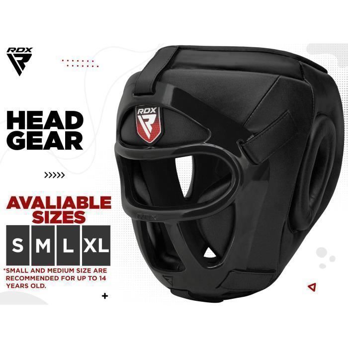 Casque de boxe RDX T1 MMA Grille Protection Tête kick boxing lutte ...