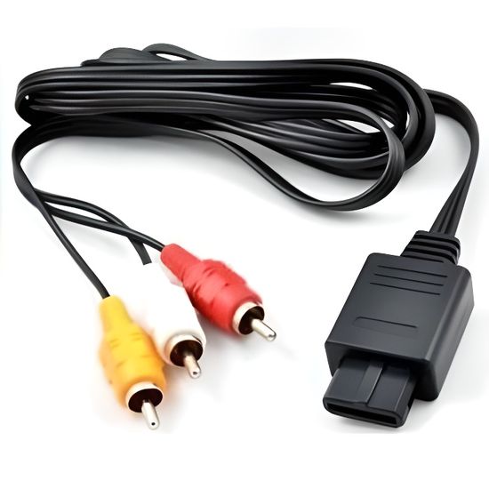 Câble vidéo - NINTENDO - SUPER NES - Longueur 1.8 m - Connectique RCA ...