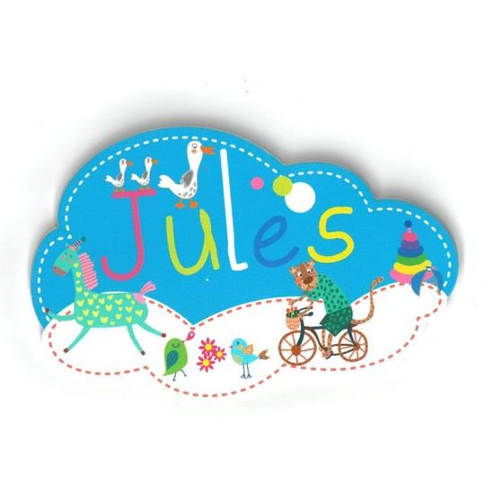 Plaque de porte pour enfant – Jules - Cdiscount Maison