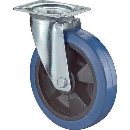 BS Rollen: Roulette pivotante D.100mm Trgf.140kg plateau L104xB80mm ...