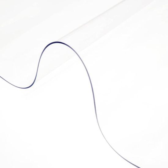 VEVR Nappe PVC Rectangulaire Transparente 2mm Nappe de Protection ...