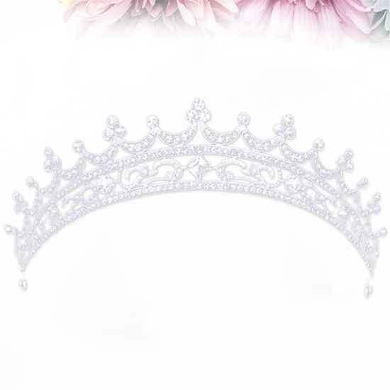 1 pièces belle couronne coiffe alliage coiffure élégante pour fille ...