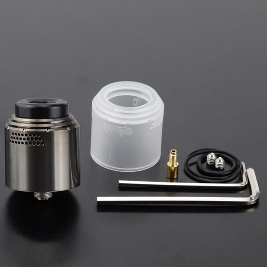 ALLUME-CIGARE,GunMetal--atomiseur RDA à double bobine de 28MM ...