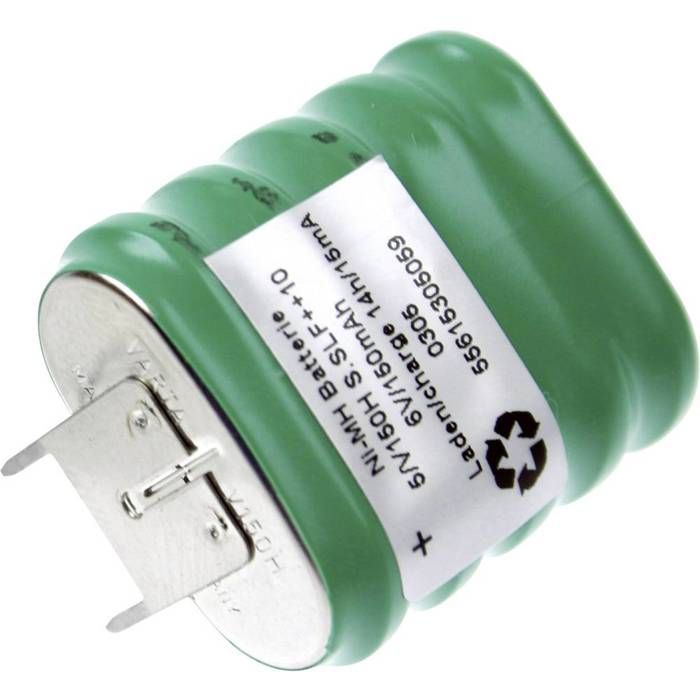 Varta V5/150H-SLF ++/- Pile bouton rechargeable 150H NiMH 150 mAh 6 V 1 ...